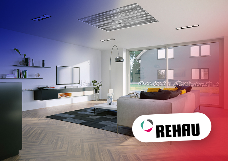Plafond chauffant rafraîchissant RAUTOP de Rehau : caractéristiques et installation