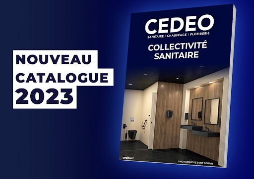 Sanitaires collectivités : nouveau catalogue CEDEO